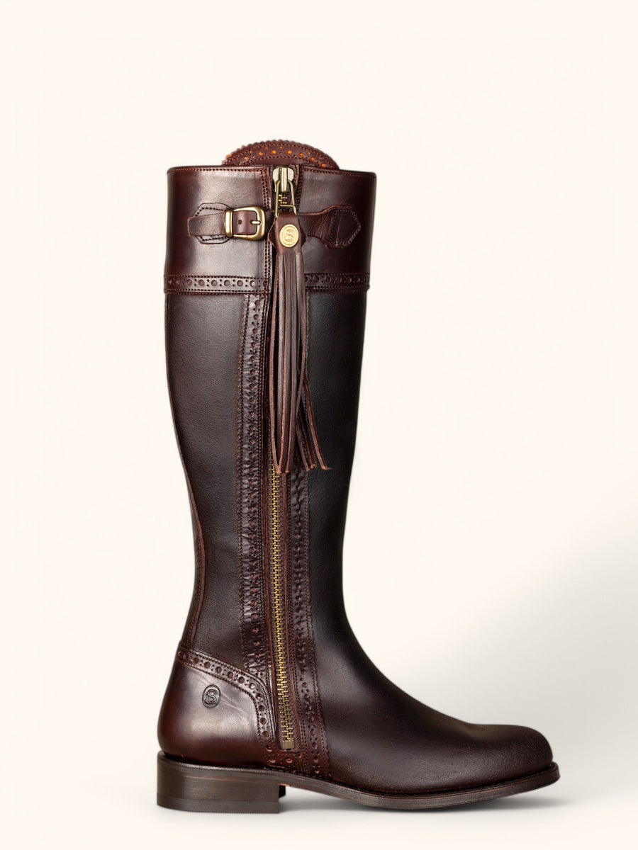 Classic Spanish Boots - Shorter Knee High Boots – The Spanish Boot Company