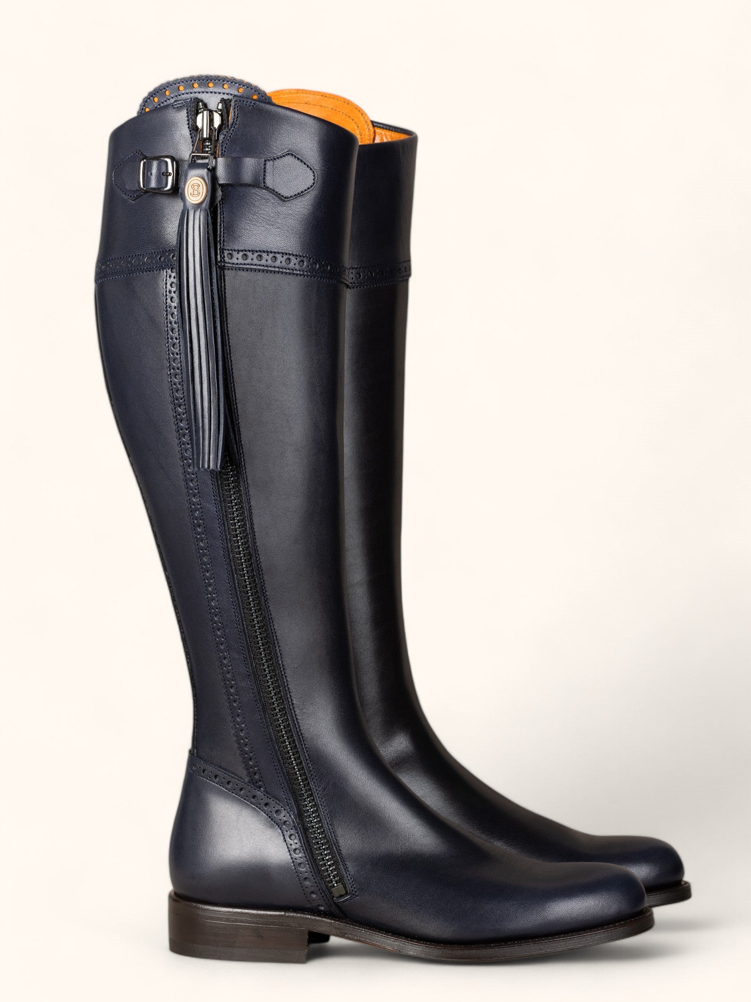 Navy Boots | Spanish Riding Boots | The Spanish Boot Company
